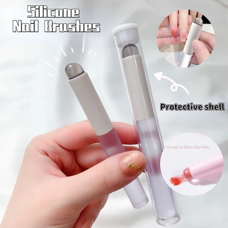 Nail Art Silicone Applicator Sticks Chrome Pigment Dust Applying ...