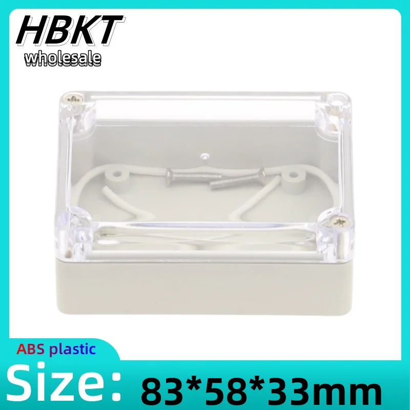 1pcs-83x58x33mm-Plastic-case-Security-power-supply-case-Transparent ...