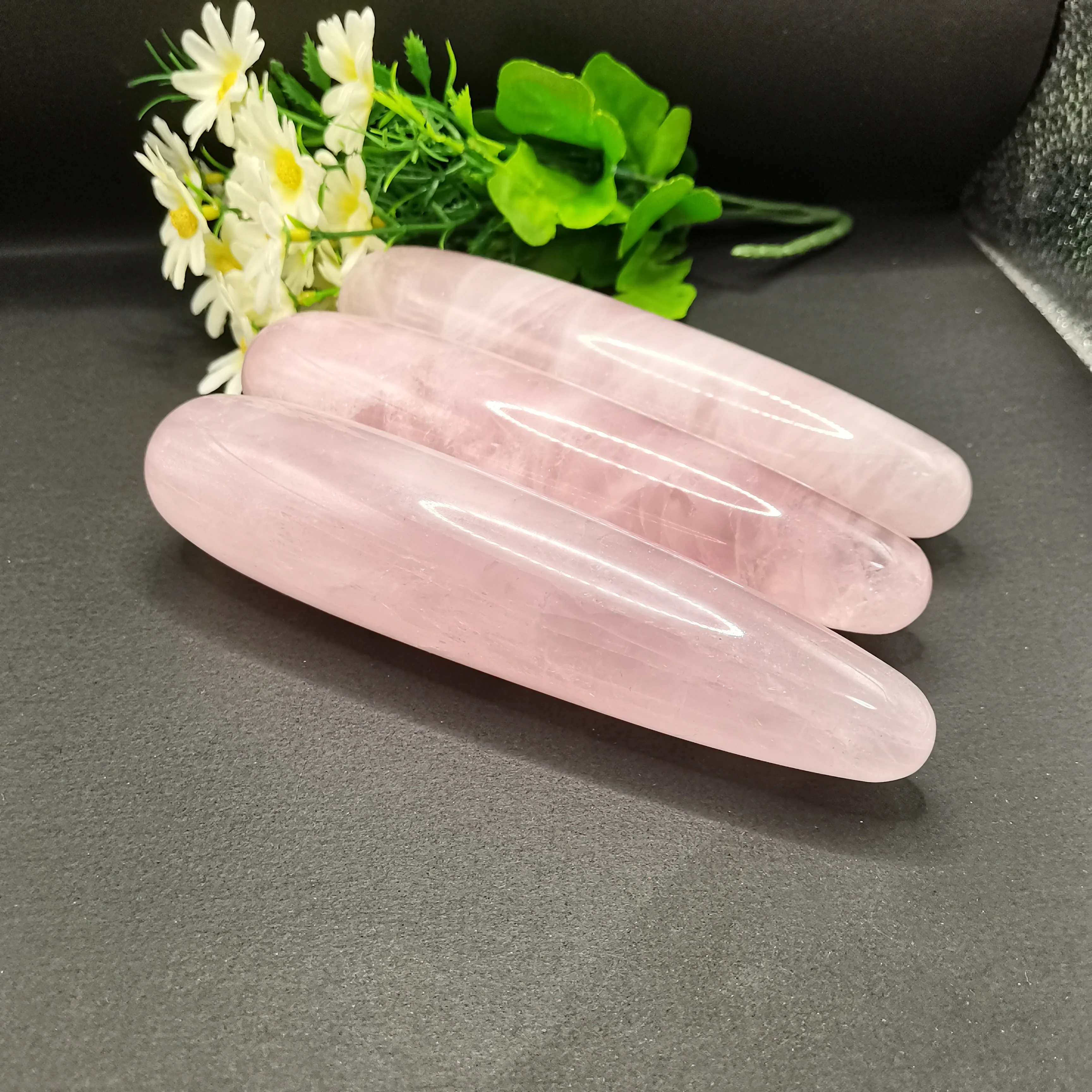 180mm-Massage-Wand-Yoni-Natural-Crystal-rose-quartz-Mineral-Acupoint ...