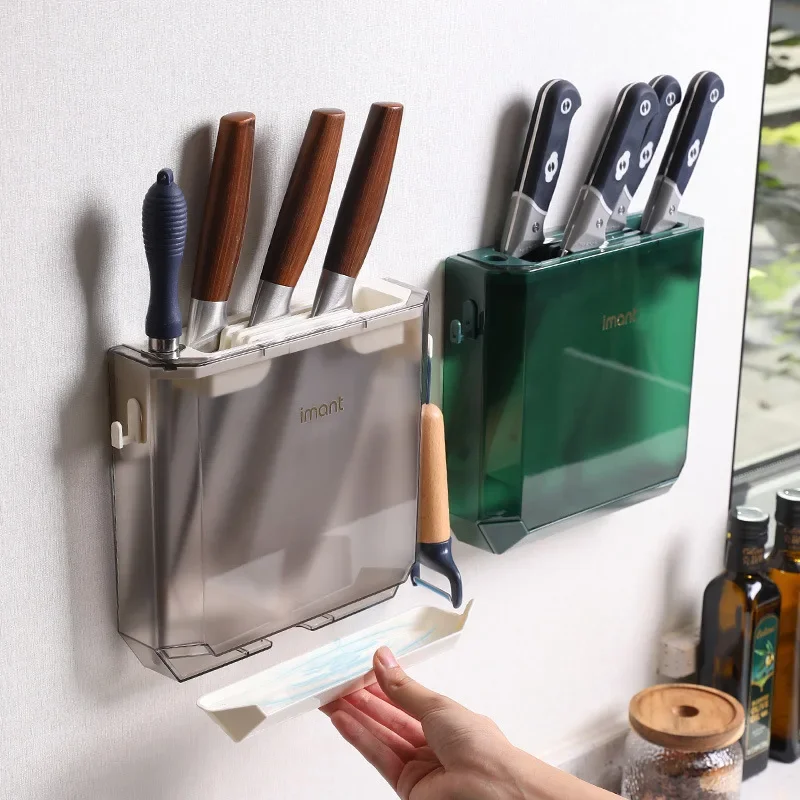 Wall-Mounted-Knife-Holder-Kitchen-Accessories-Knife-Holder-Storage ...