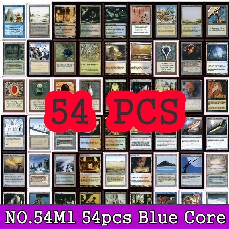 54pcs-Blue-Core-Magic-The-Gathering-Cards-P9-Dual-Land-Fetch-Land-Shock ...