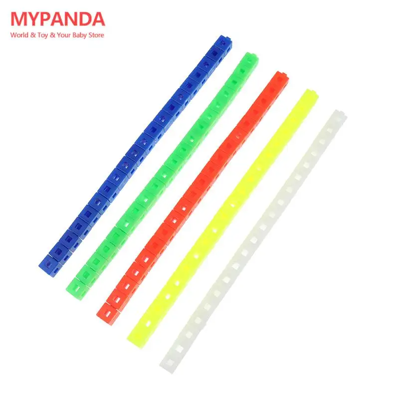 100 Pcs Multilink Linking Cubes Math Manipulative Counting