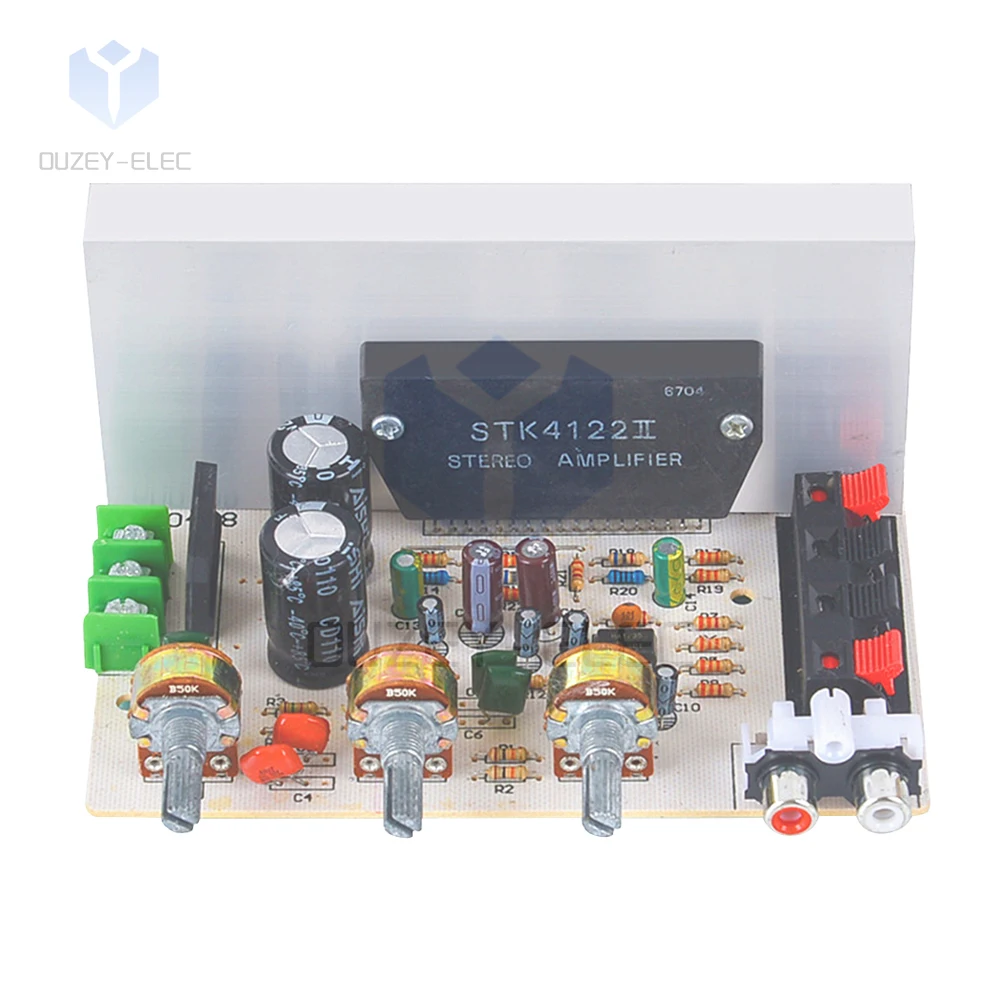 DX-0408 50W+50W 2.0 Channel Subwoofer Amplifier Board High Power Volume ...
