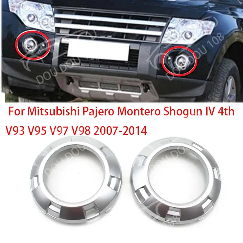 Front Fog Lamp Cover For Mitsubishi Pajero Montero Shogun IV 4th V93 ...