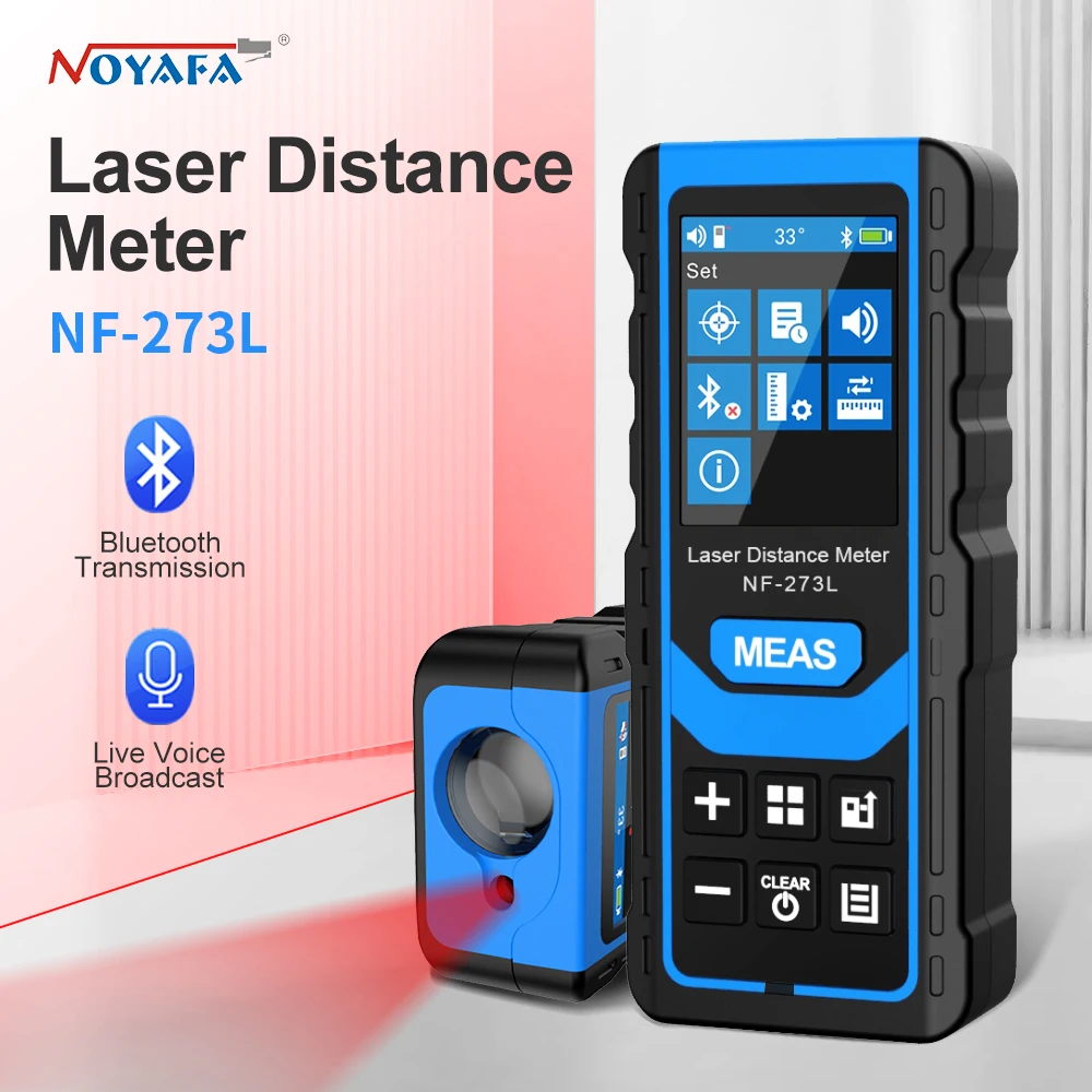 NOYAFA-Professional-Rangefinder-Red-Beam-Laser-Distance-Meter-Laser ...