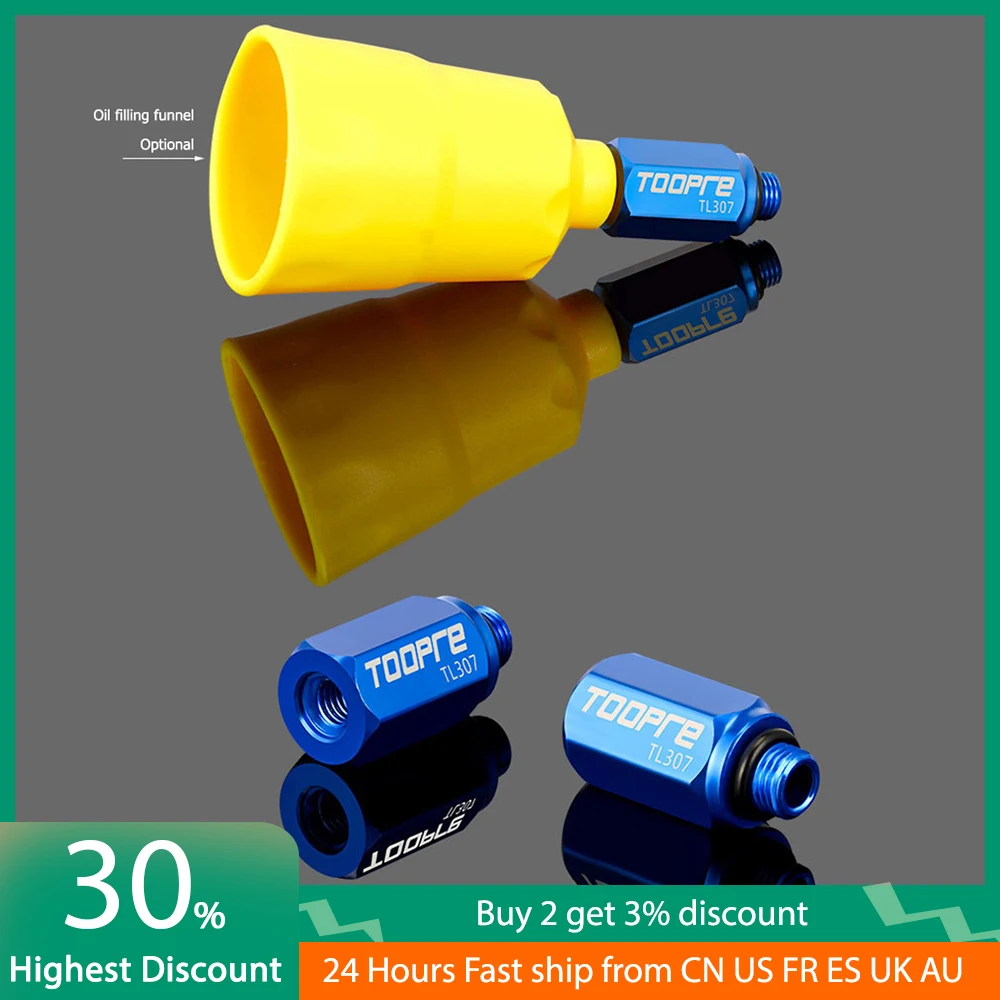 Bicycle-Hydraulic-Disc-Brake-Bleed-Funnel-Adapters-with-Funnel-for-SLX ...