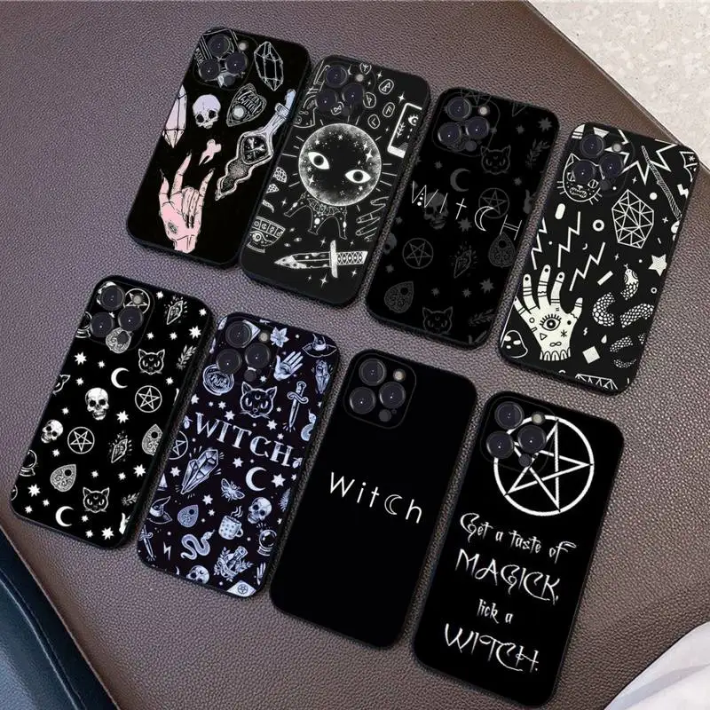 MAGIC Witchcraft Witch Witchy Phone Case Silicone Soft for iphone 14 13 ...