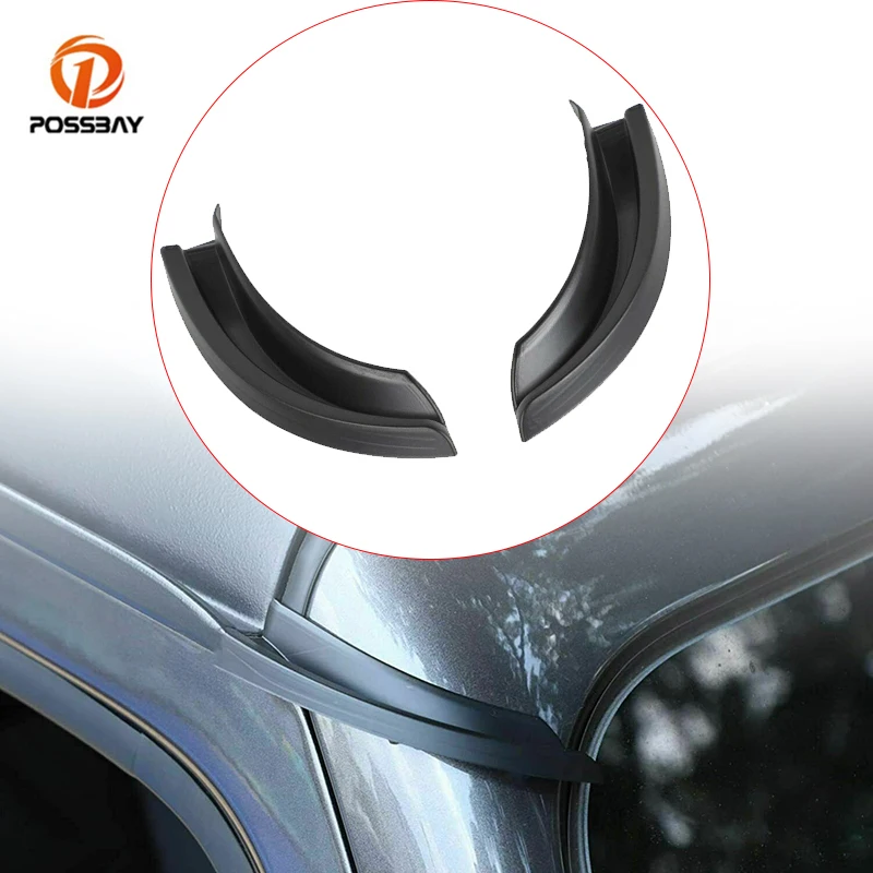 1Pair-Car-Roof-Water-Rain-Gutter-Rainwater-Shield-Diversion-Channel-for ...