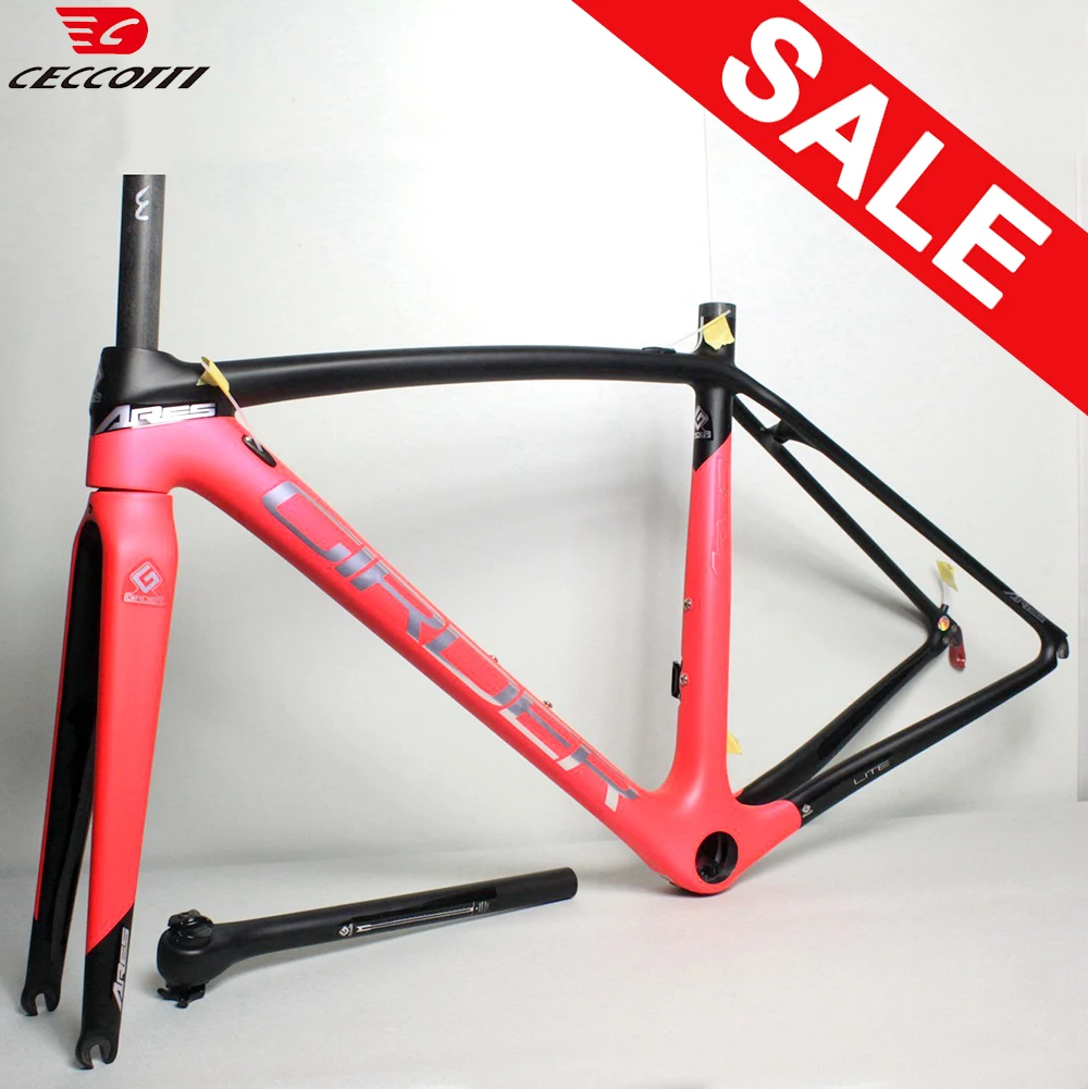 Full-Carbon-Bike-Frame-Road-Bicycle-Frameset-V-Brake-Frame-PF30 ...