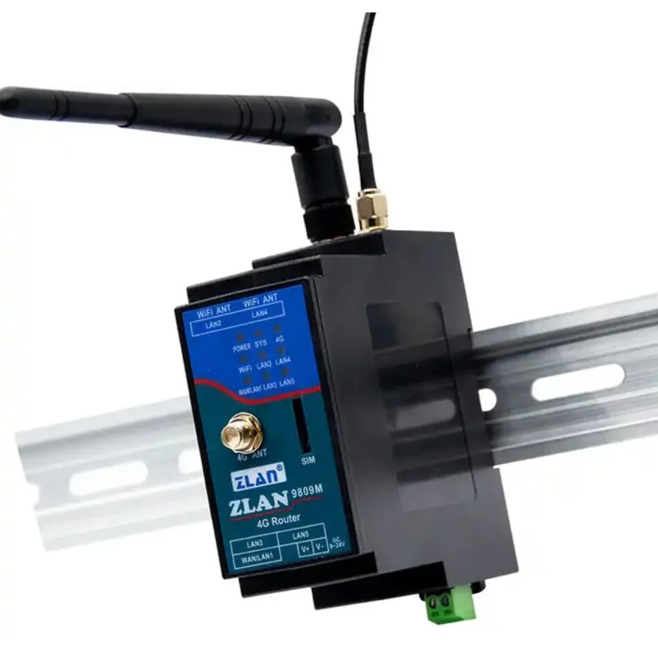 Industrial-4G-RJ45-to-RJ45-WIFI-Antenna-Wifi-Router-with-Sim-Card-Slot ...