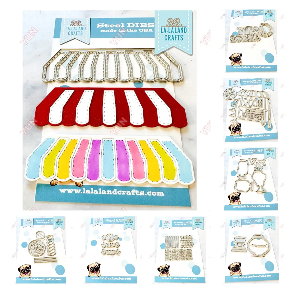 Candy Cart Stencil and Dies Canopy Scrapbook Diary Decoration Embossing ...