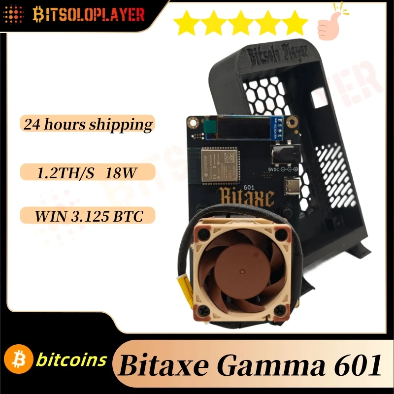 100% noiseless bitaxe gamma 6011.2th/s bitcoin miner Sha256 Solo Mining Open Source Bitcoin ASIC ...