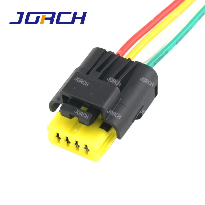 4-Pin-Female1-5mm-Waterproof-FCI-Electrical-Plug-Auto-Wire-Harness ...