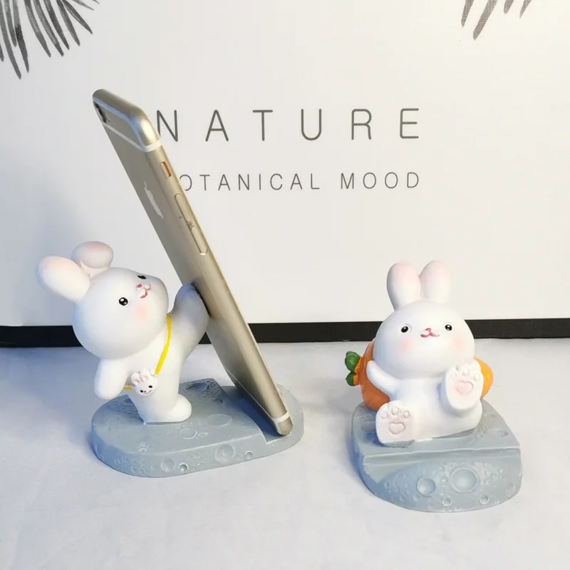 Cute-Rabbit-Mobile-Phone-Stand-Desktop-TV-Artifact-Bedside-Lazy ...