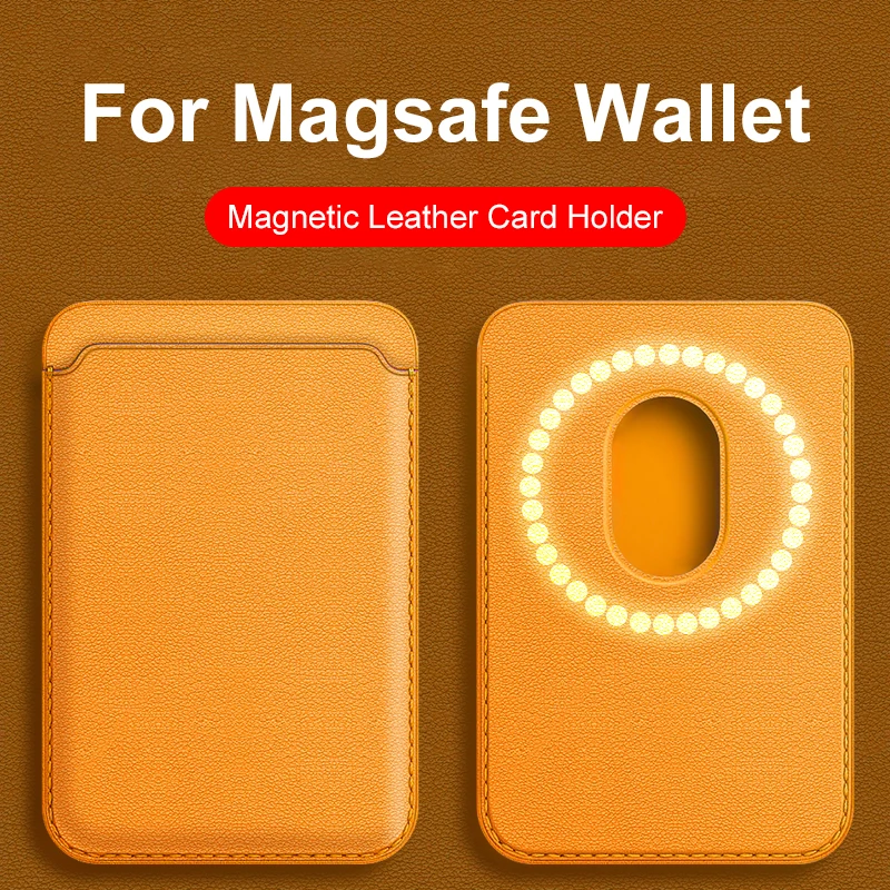 For Magsafe cartera magnética de cuero para Apple iPhone 14, 13, 12, 11 Pro Max, Mini Plus ...