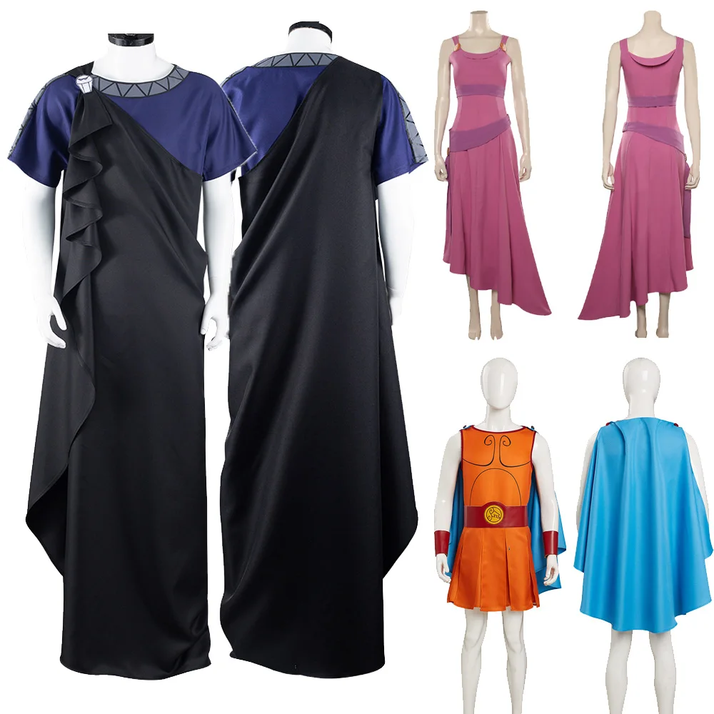 Megara-Cosplay-Anime-Hercules-Hades-Costumes-Wigs-T-Shirt-Robe-Outfits ...