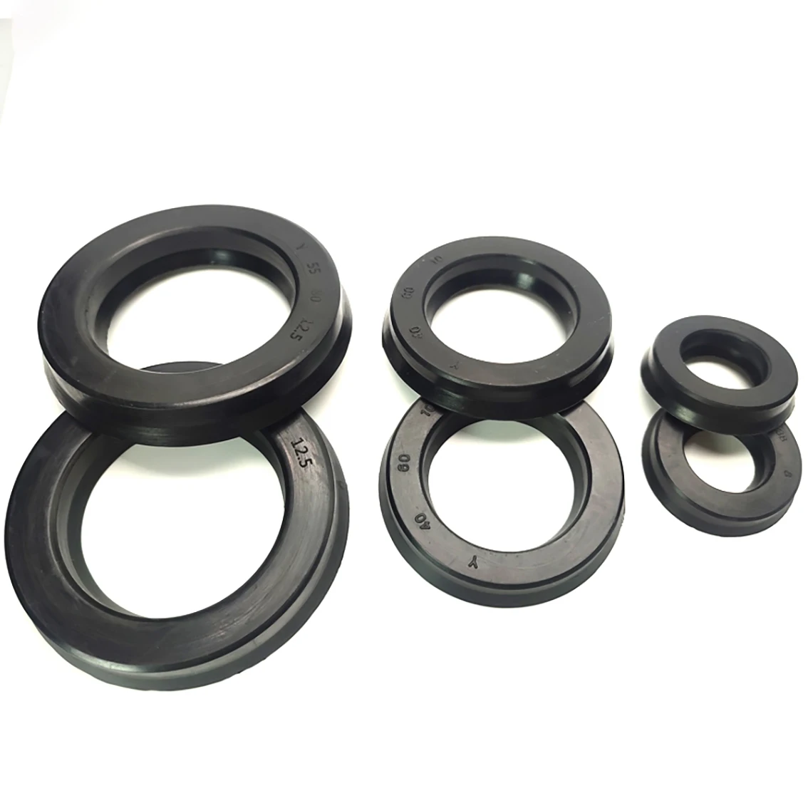 5PCS Y-shaped Frameless Oil Seal Ring Shaft With Double Lip Sealing ...