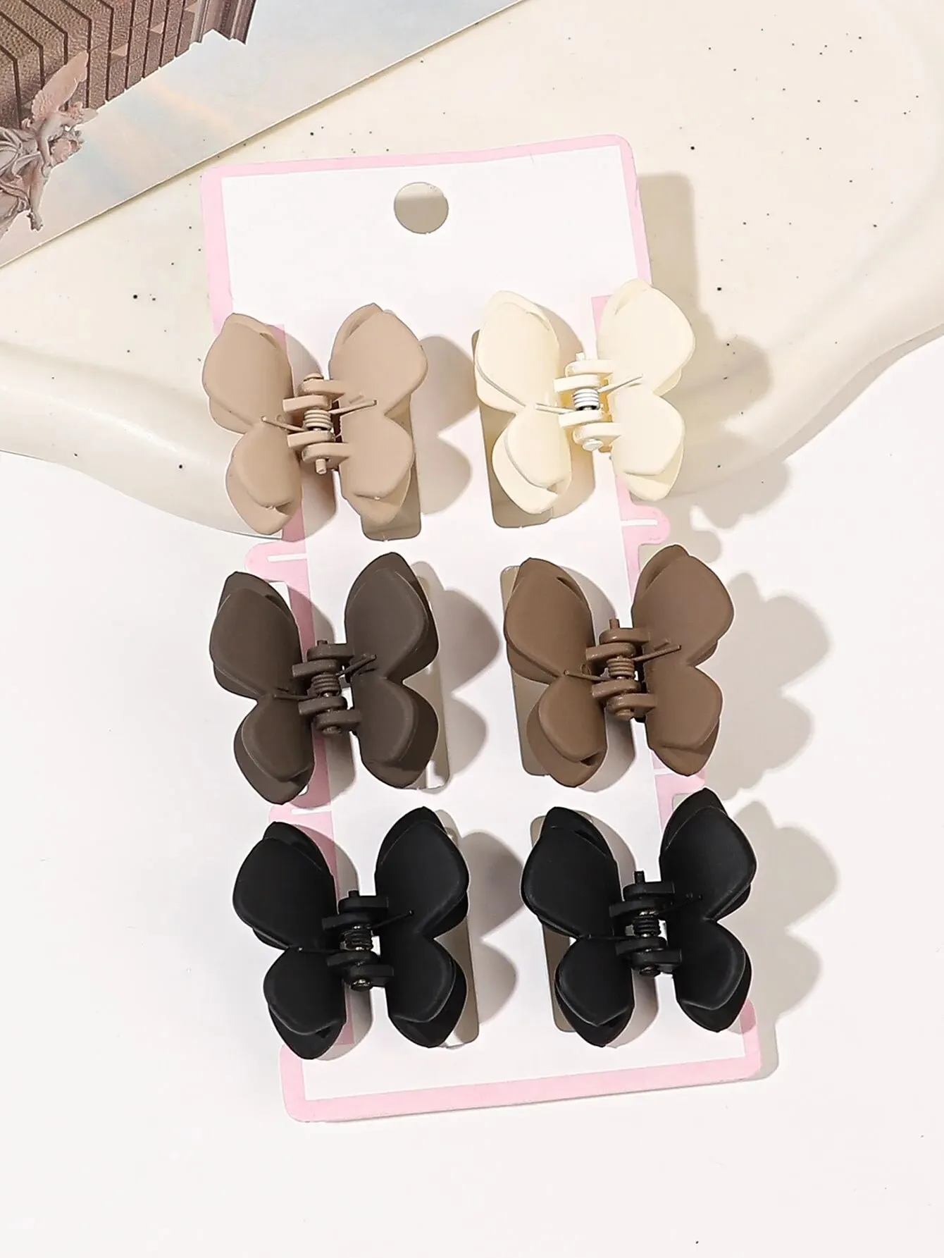 6-Pcs-Small-Mini-Butterfly-Claw-Clips-for-Women-Girls-Nonslip-Jaw-Clips ...