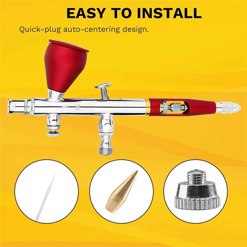 【NEW】10 Pieces Airbrush Nozzle Cap Kit Airbrush Needle Replacement ...