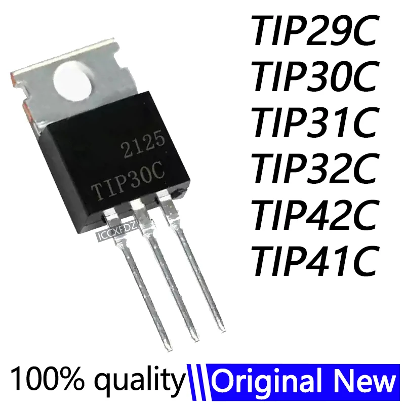 10piece Tip31c Tip32c Tip41c Tip42c Transistor To 220 To220 Tip31 Tip32 Tip41 Tip42 Tip29c