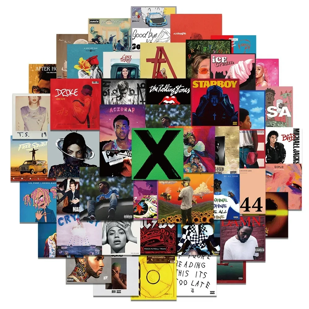 55pcs-Fashion-Singer-Album-Personality-Trend-Cover-Sticker-DIY-Luggage ...