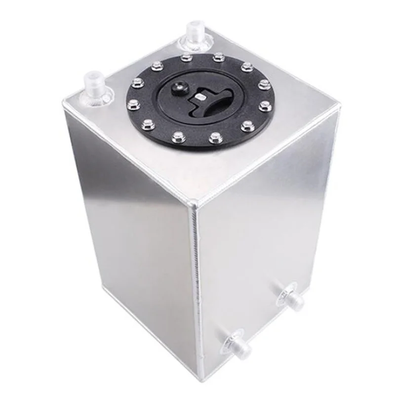 Geral 3 galões de alta qualidade da liga alumínio 12l combustível impulso tanque espelho polonês ...