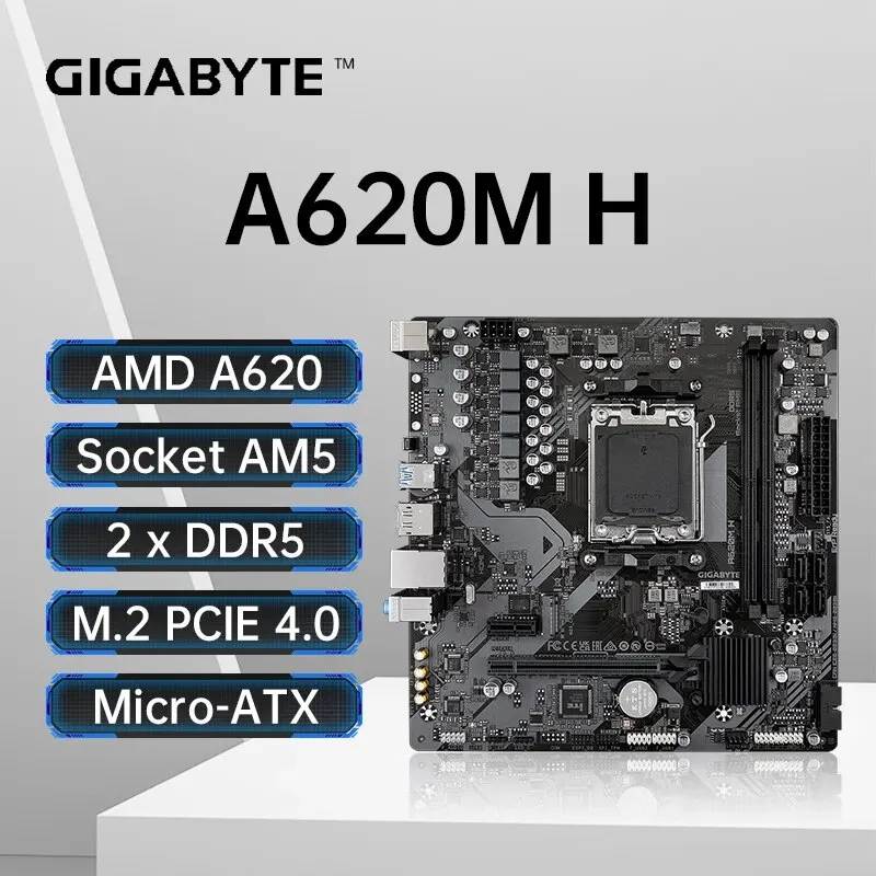 Gigabyte-motherboard-a620m-h-micro-atx-a620-ddr5-6400-oc-mhz-m-2-pcie-4 ...