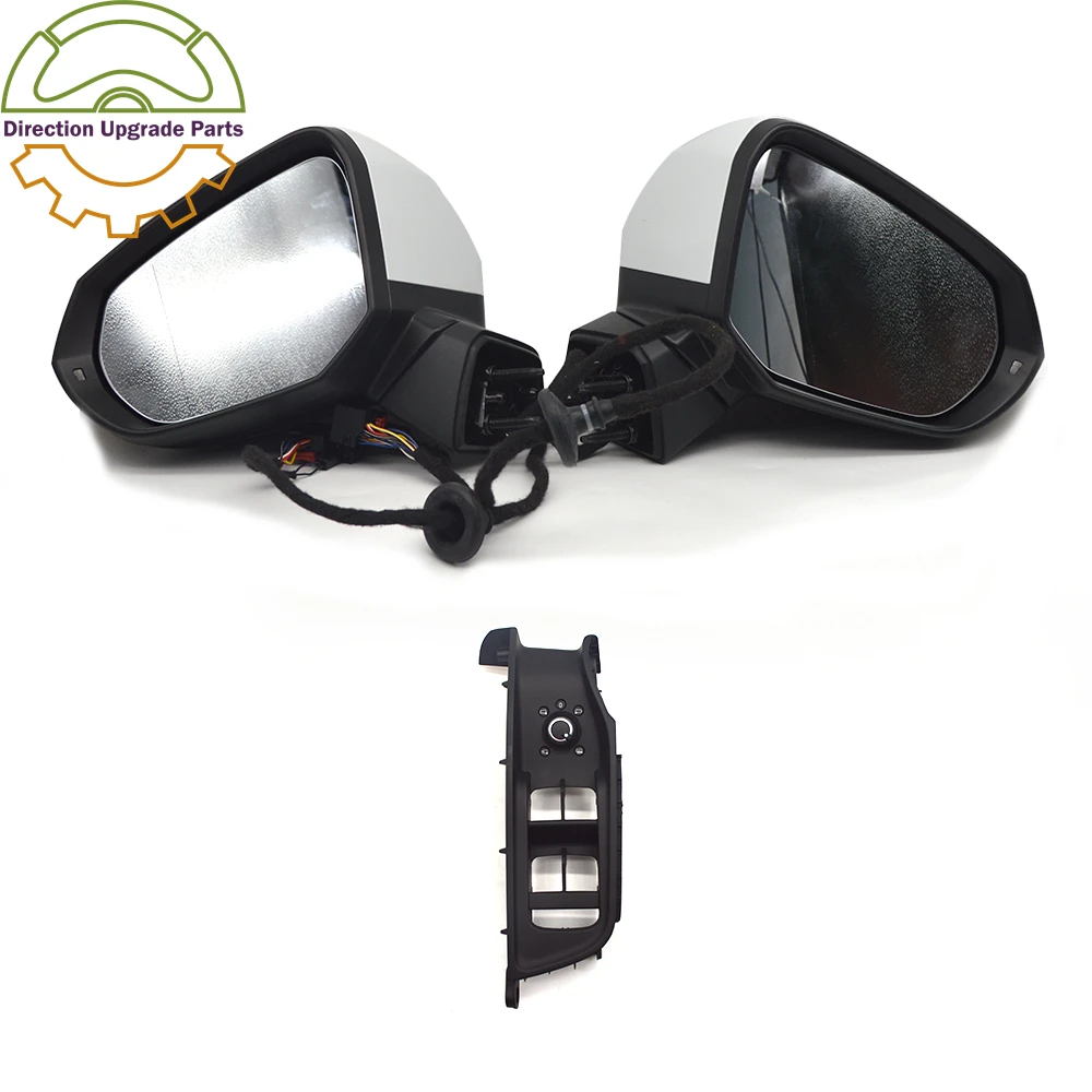 For Audi Q2 Folding Mirror Wing Rear View Door Mirror with Switch 81D ...