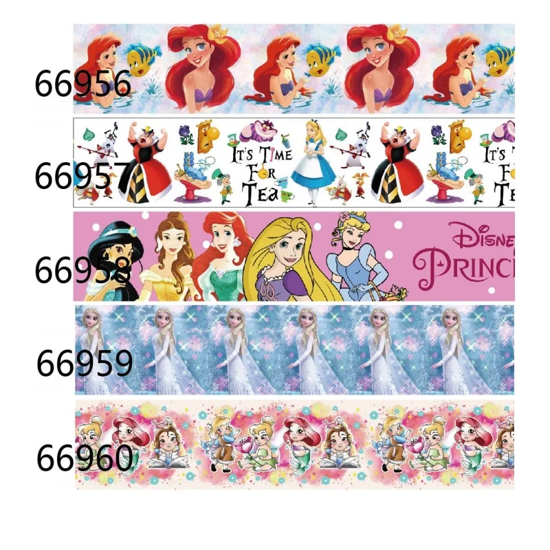 5Yards-Disney-Princess-Design-Ribbons-Printed-Grosgrain-Ribbon-for ...