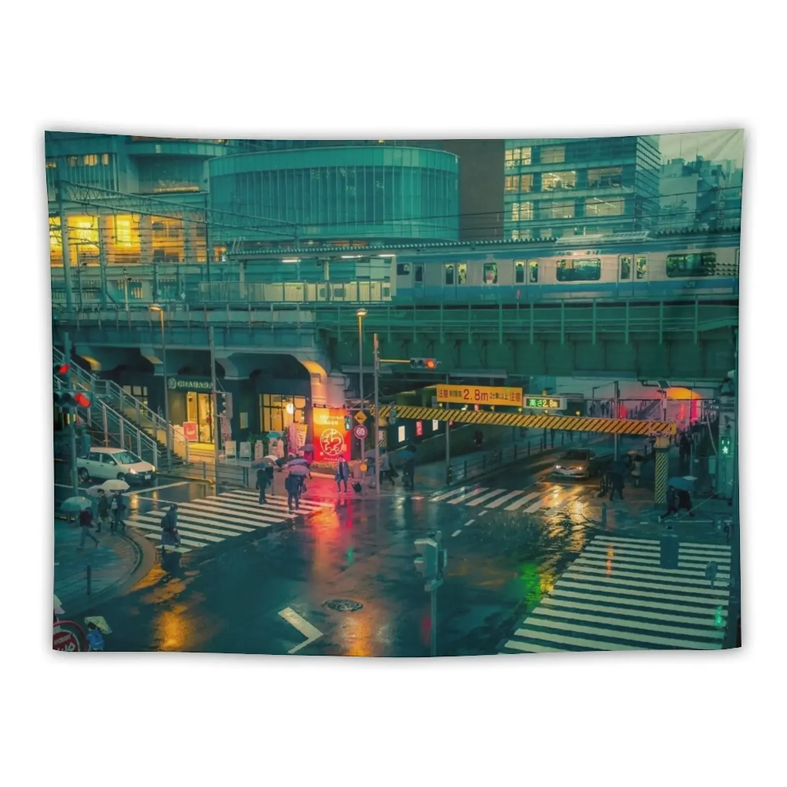 Rainy-night-in-Neo-Tokyo-Matrix-vibe-with-green-and-orange-light ...