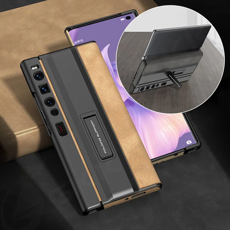 GKK-Original-Case-For-Huawei-Mate-XS-2-Folding-Frosted-Leather-Case ...