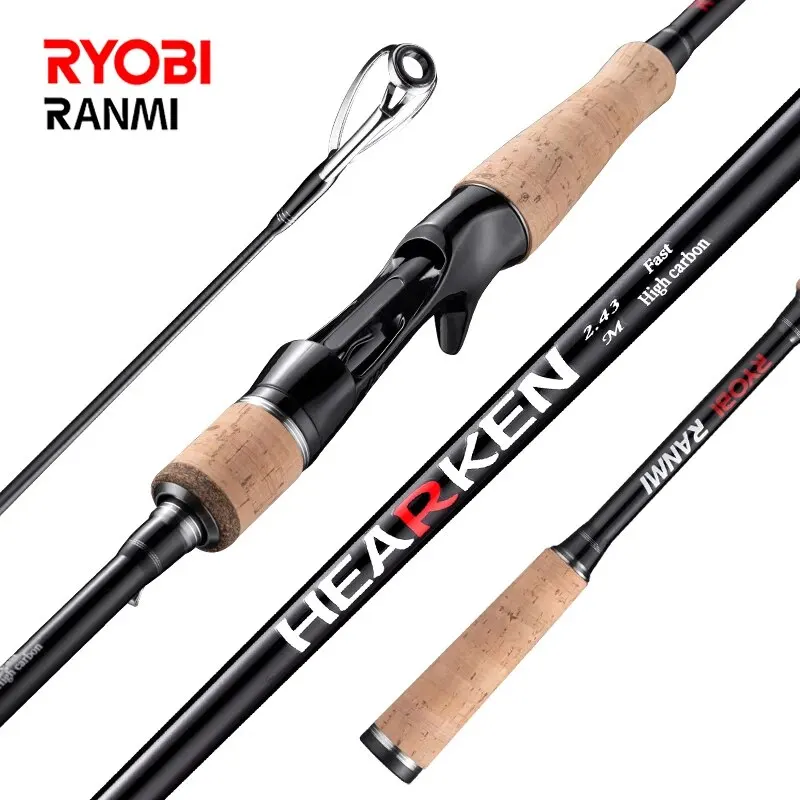 RYOBI-RANMI-HEARKEN-Fishing-Rod-Carbon-Fiber-1-98m-2-13m-2-43m-3-0m ...