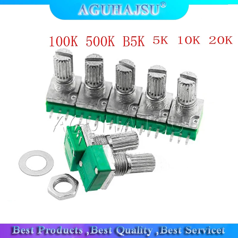 5pcs-RK097N-5K-10K-20K-50K-100K-500K-B5K-with-a-switch-audio-3pin-shaft ...