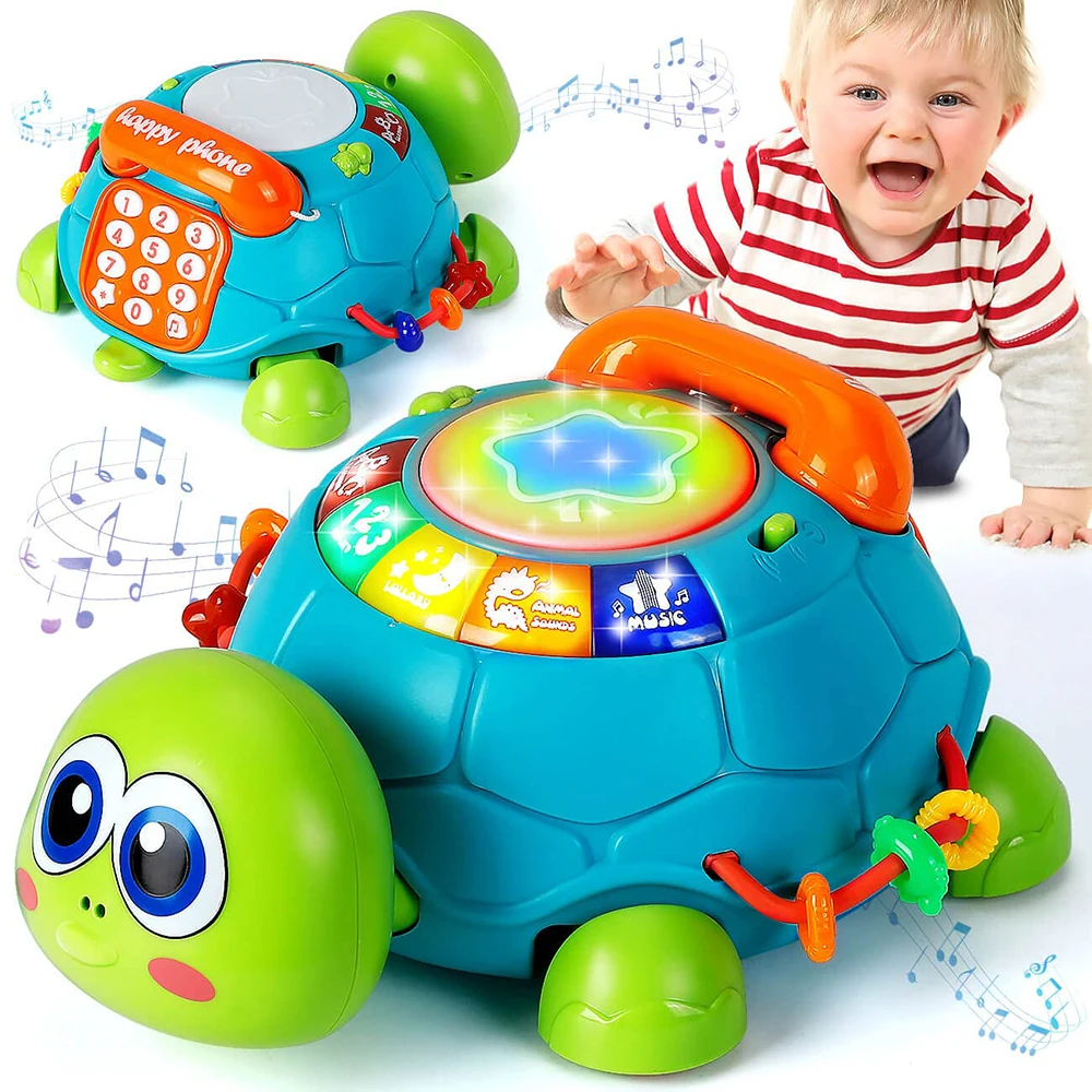 Hahowa-Baby-Learning-Toy-Musical-Turtle-Toy-With-Lights-Sounds-Musical ...