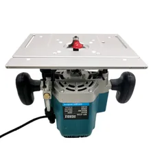2 In 1 Aluminum Router Table Insert Plate Electric Wood Router Trimming ...
