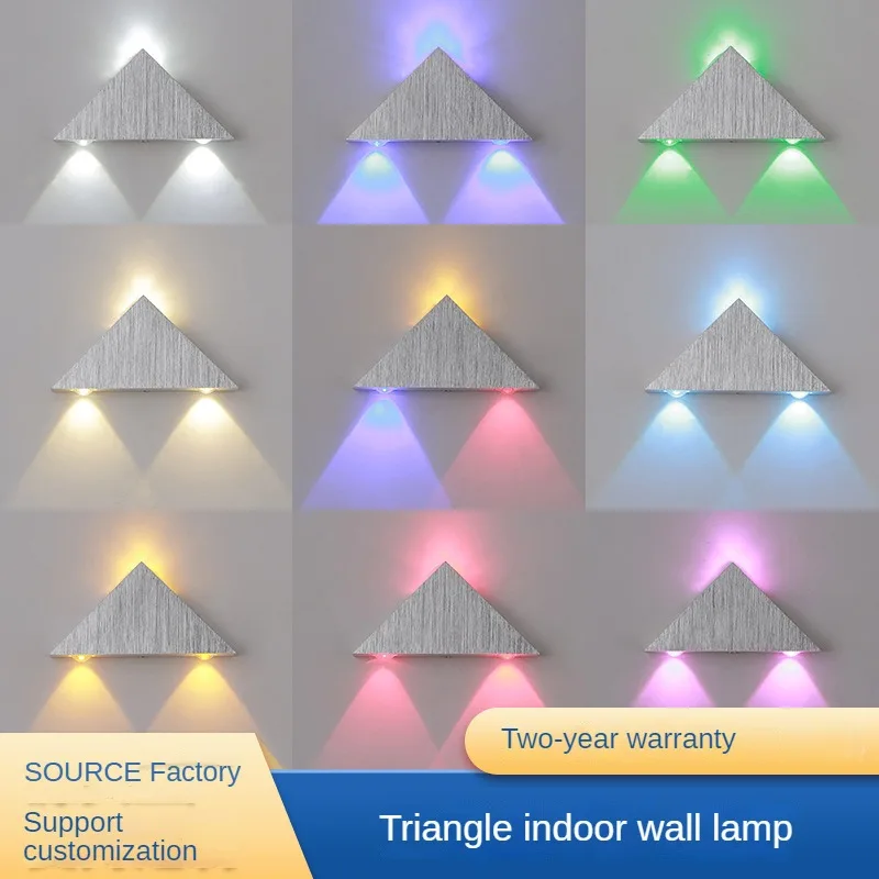 Modern-minimalist-triangular-LED-wall-lamp-Nordic-style-indoor-wall ...