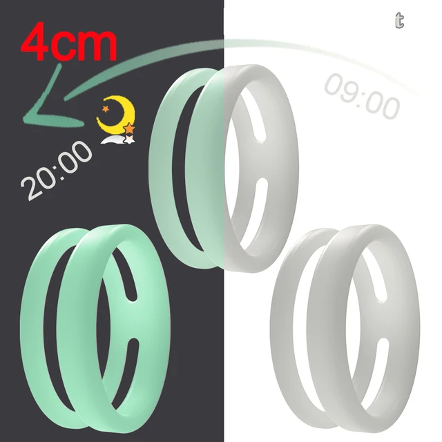 Silicone Double Penis Ring Delay Ejaculation Cock Rings Male Dick ...