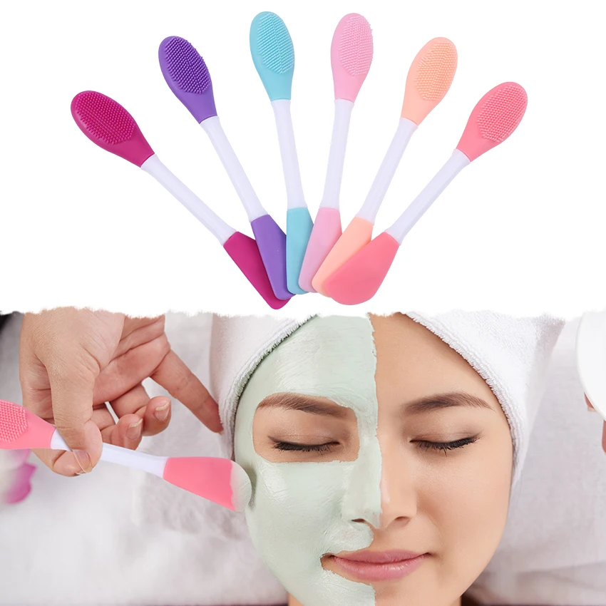 3PCS-Double-Head-Facial-Mask-Brush-Makeup-Brushes-Eyes-Face-Skin-Care ...