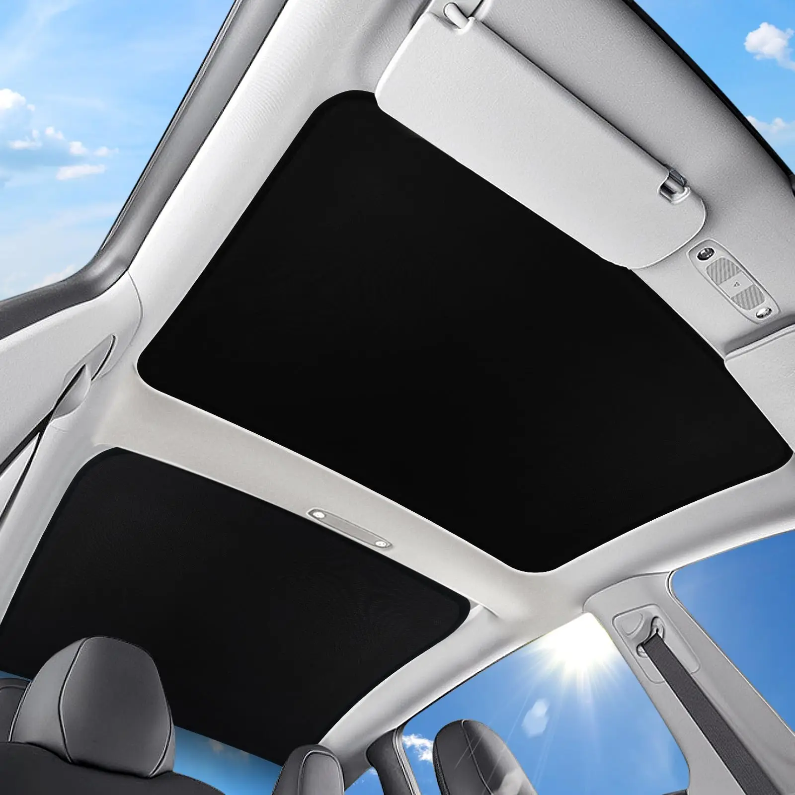 Sunshades-Sunroof-For-Tesla-Model-3-Highland-2024-Model-Y-2021-23-Ice ...