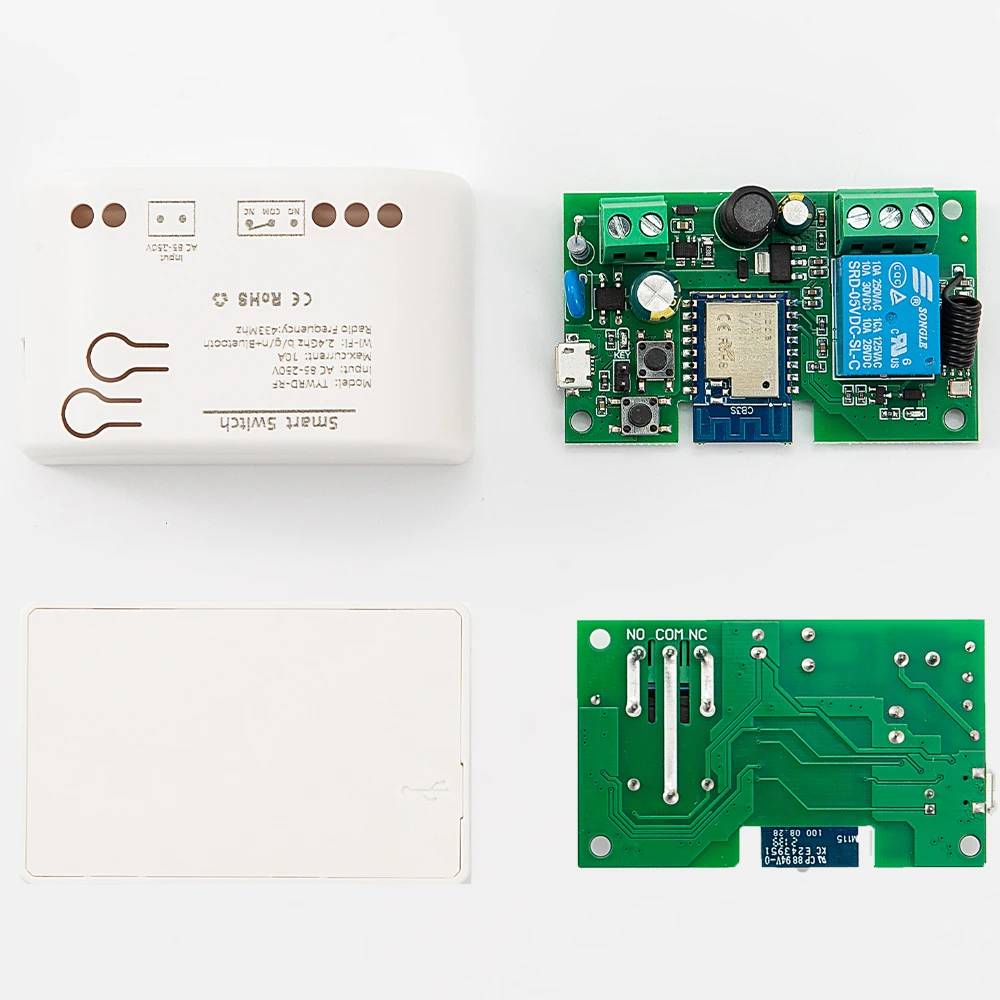 1 Channel Tuya Smart WIFI Switch Relay Module AC 85V-250V USB 5V with ...