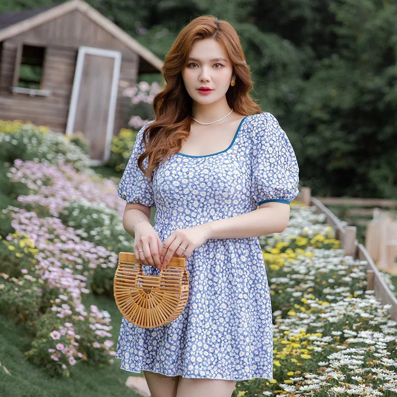 One-Piece-Esmagado-Flor-Beachwear-Mai-Ruffles-Saias-Doce-Fino-Swimwear-Estilo-Ins-Conservador ...