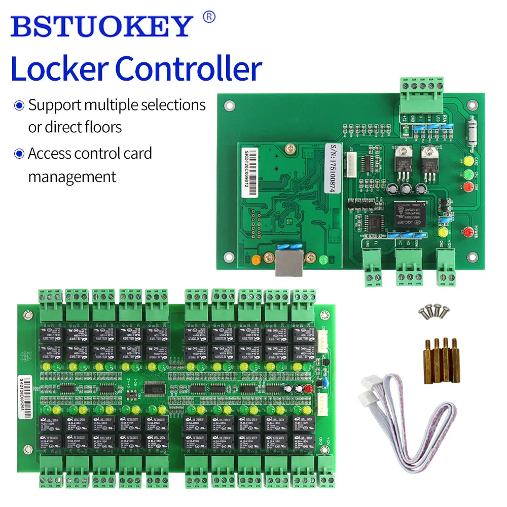 TCP/IP 40 Floors RFID Elevator Controller Access Control Board Lift ...