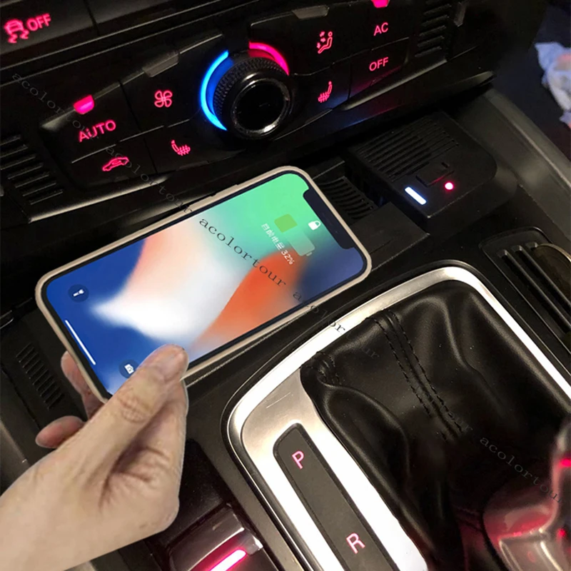 Wireless Charger For Audi A4 B8 B9 A4 Allroad A5 S5 Rs5 Q5 15w Phone ...