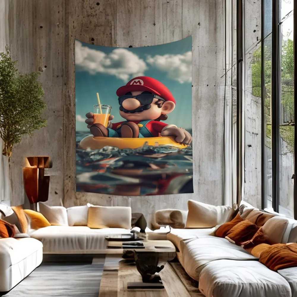 S-Super-Mario-Anime-Tapestry-Hanging-Tarot-Hippie-Wall-Rugs-Dorm-Home ...