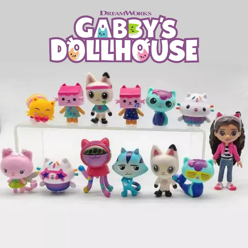 Figuras-de-acci-n-de-PVC-de-Gabby-13-piezas-modelo-de-colecci-n-de ...