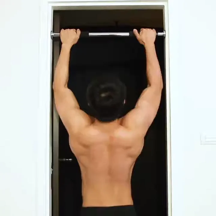 Strauss Chin Up Door Bar Pull Up Bars for Home Workout with Palm Pad ...