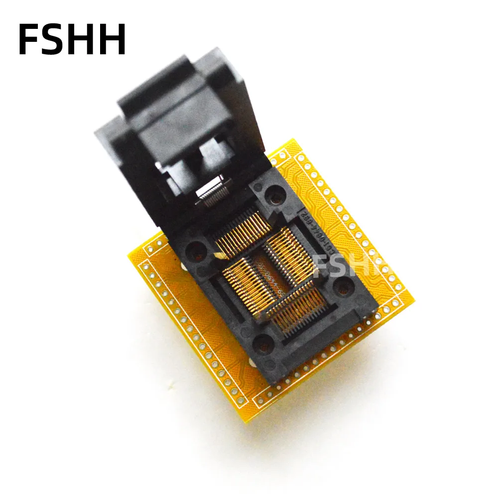 Qfp64 Tqfp64 Lqfp64 Test Socket Ic51-0644-692 Ic Socket Pitch=0.8mm ...