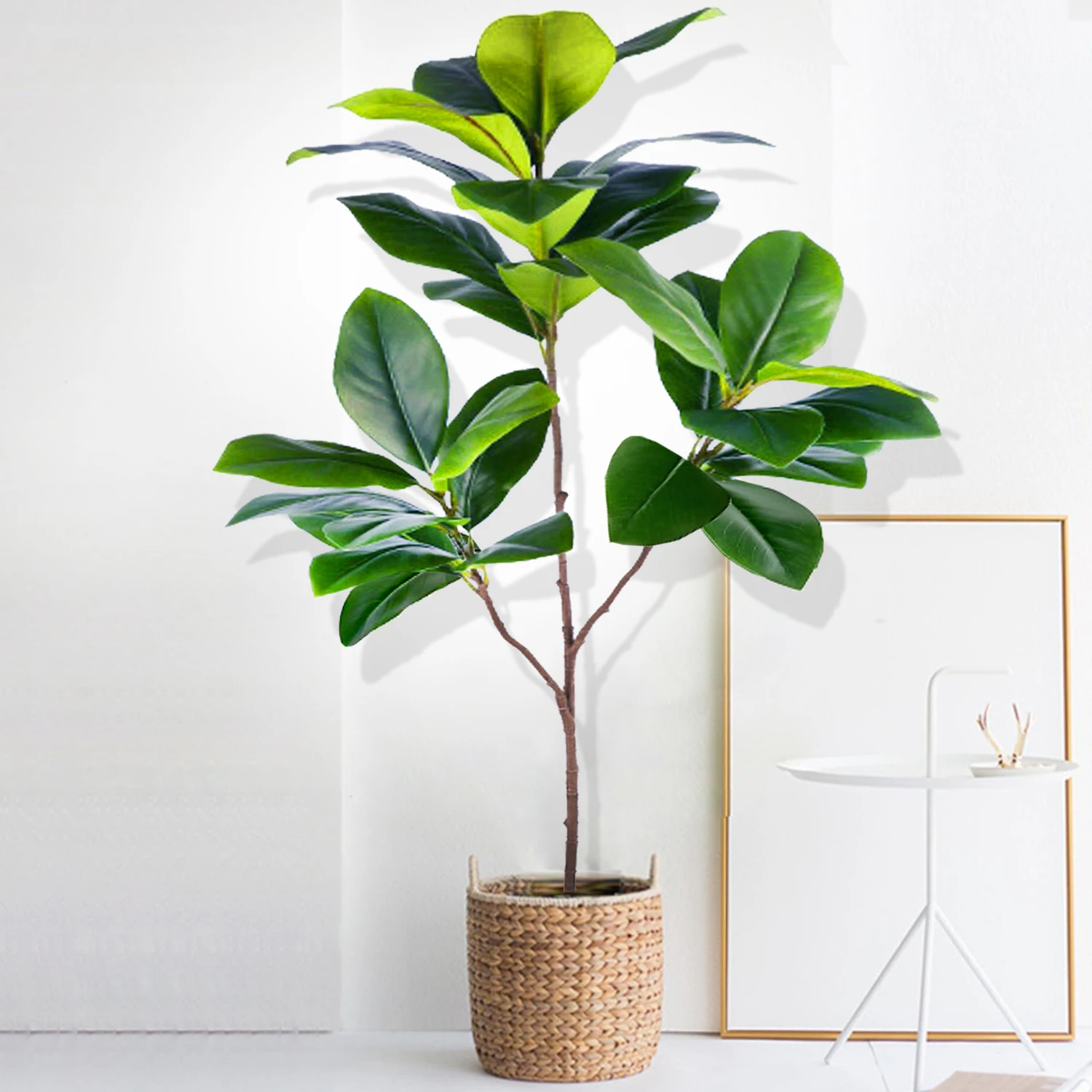135-cm-53-1in-Artificial-Magnolia-Tree-Rubber-Fig-Plants-for-Outdoor ...