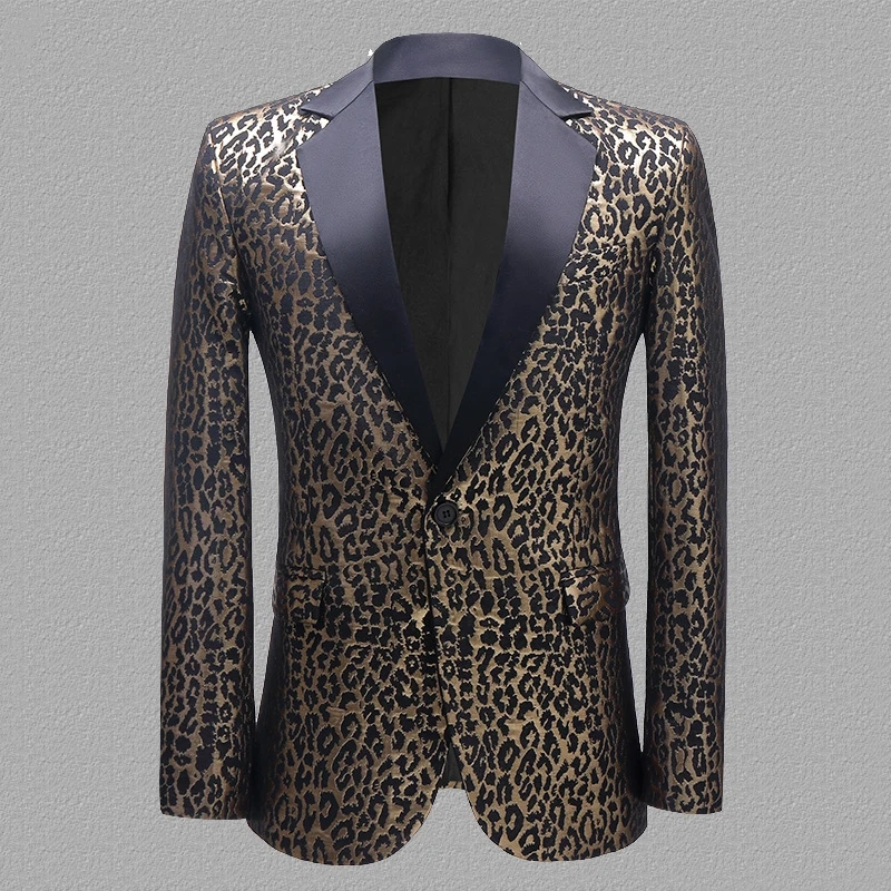Europe-America-Leopard-Suit-Jacket-Male-Fashion-Peak-Lapel-One-Button ...