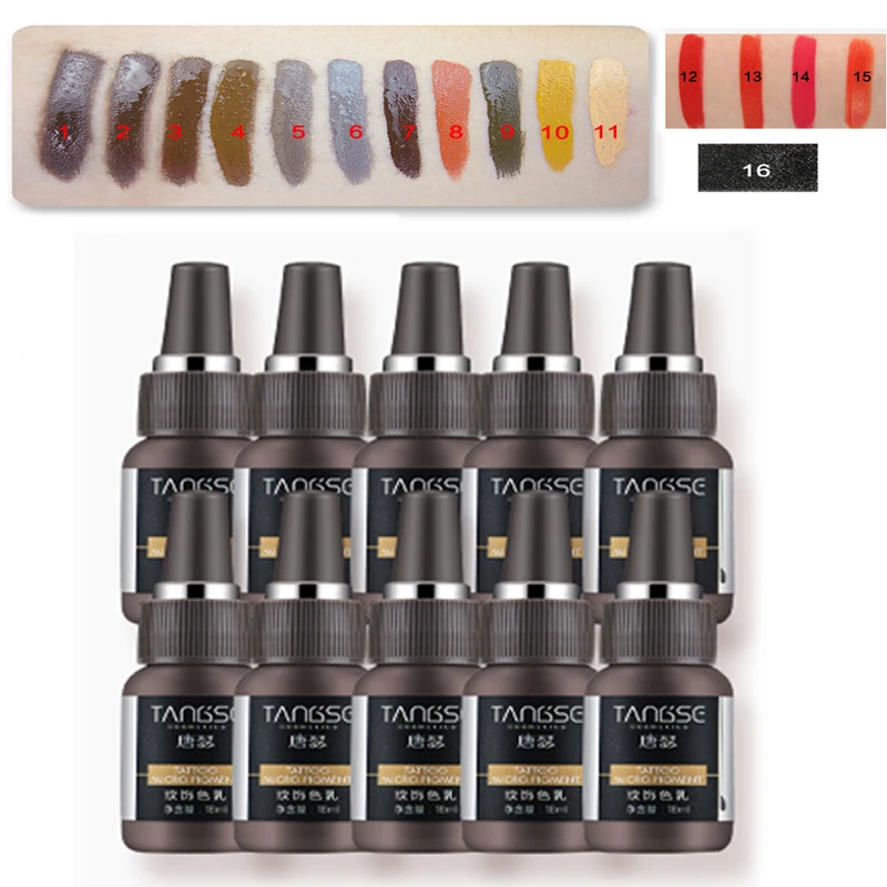 Tangse 18ml//bottle Semi Permanent Makeup Microblading Tattoo Pigment ...